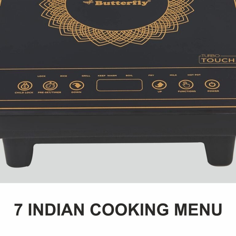 Butterfly Turbo Touch 1800W Induction Cooktop, Black, Sealed, 1 Burner ...