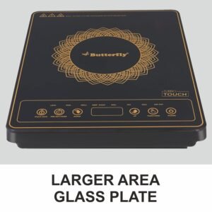Butterfly Turbo Touch 1800W Induction Cooktop, Black, Sealed, 1 Burner ...