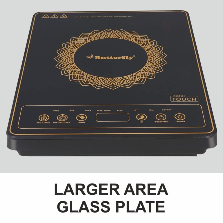 Butterfly Turbo Touch 1800W Induction Cooktop, Black, Sealed, 1 Burner ...