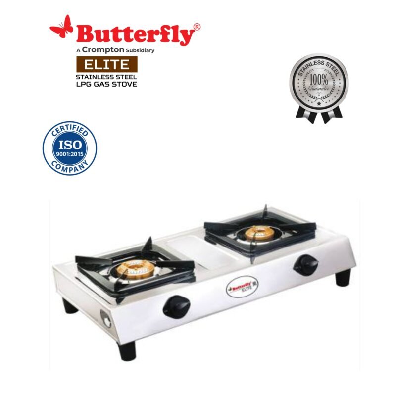 Butterfly LPG Rhino 2 Burner Stainless Steel Open Gas Stove ...