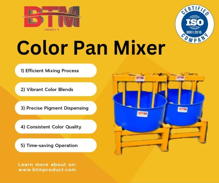 HEAVY DUTY COLOUR PAN MIXER 1 BAG CEMENT CAPACITY 5 HP MOTOR 3 PHASE ...
